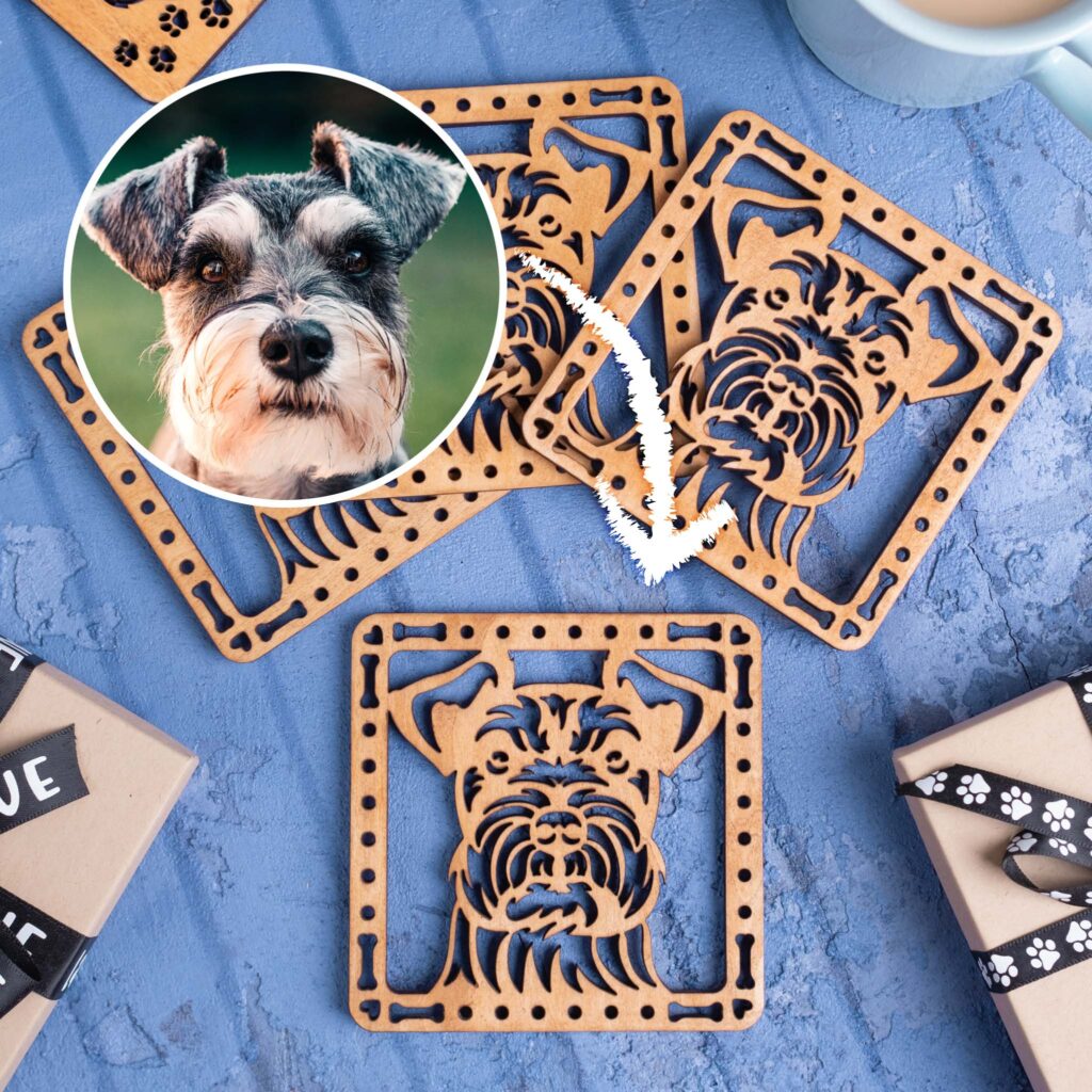 Dog Coasters | Dog Lover Gift | Gifts for Dog Lovers
