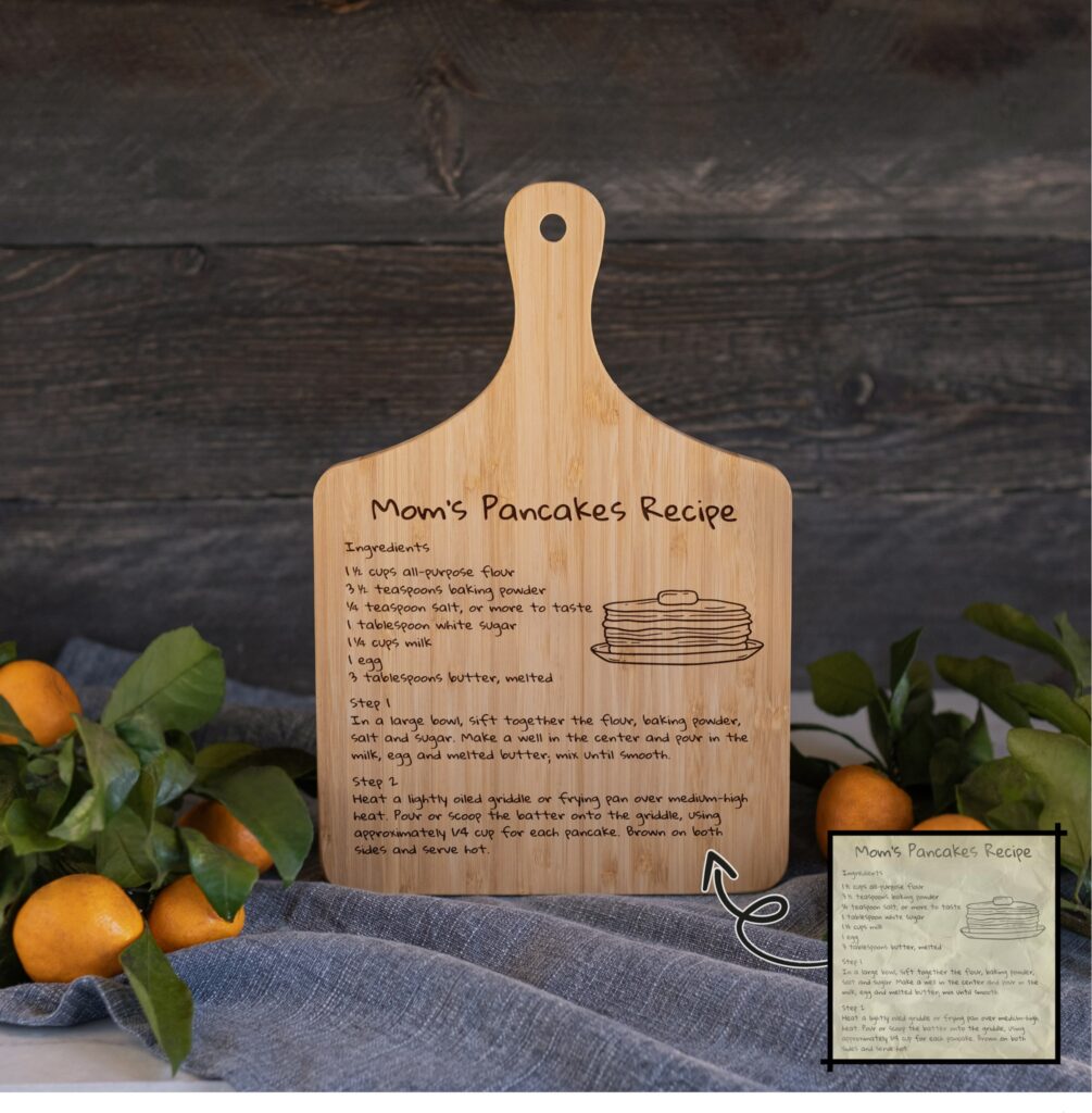 Recipe Cutting Board | Mother's Day Gift | Handwritten Recipe Gift for ...