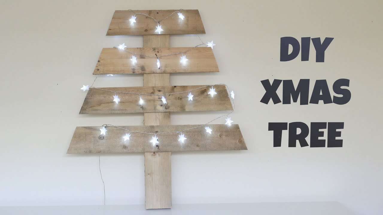 The Easiest and Cheapest DIY Wood Christmas Trees - Forest Decor