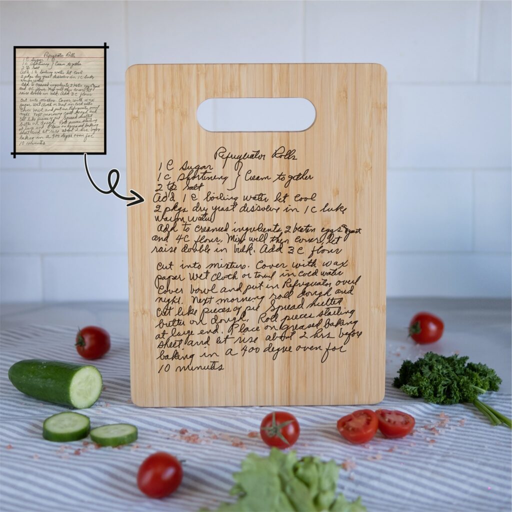 Recipe Engraved Cutting Board | Personalized Kitchen Gift | Gift for ...